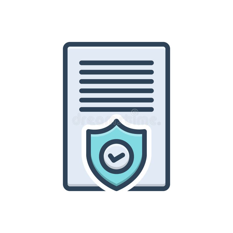 Color Illustration Icon for Consent, Agreement and Agree Stock ...