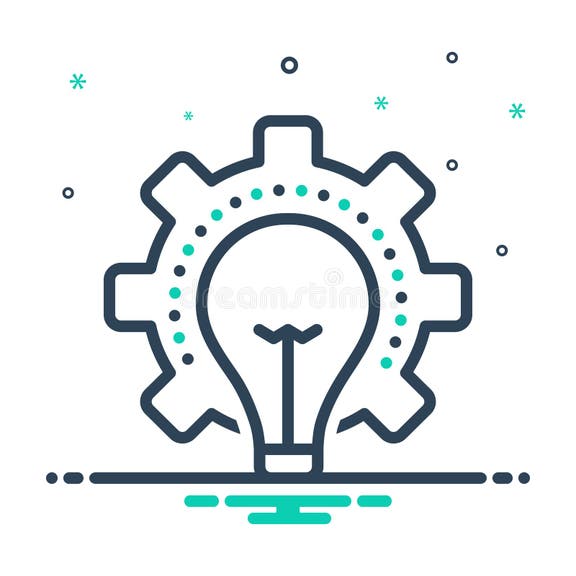 Mix Icon for Consideration, Idea and Consideration Stock Vector ...