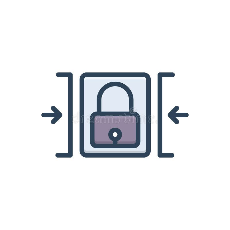 Two Color Constraint Vector Icon from Geometric Figure Concept ...