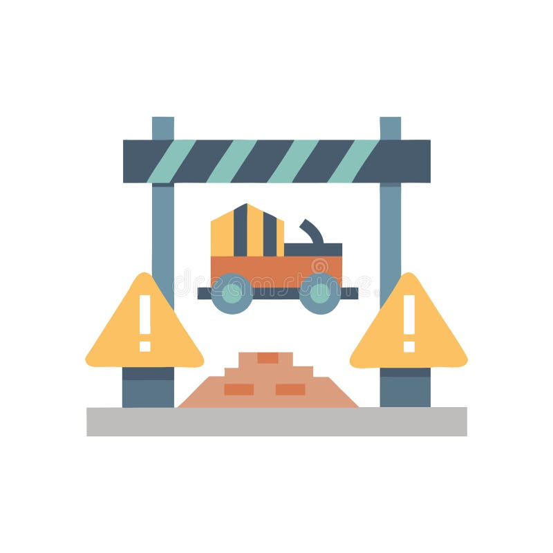 Icon for Construction and Engineering Stock Illustration - Illustration ...