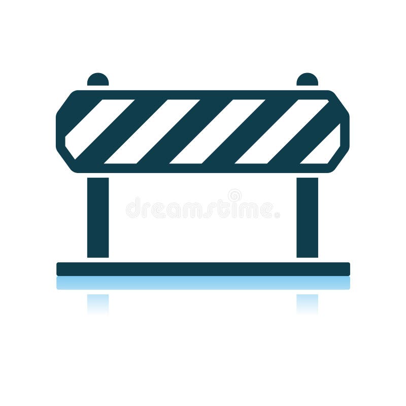 Icon of Construction Fence stock vector. Illustration of defense ...