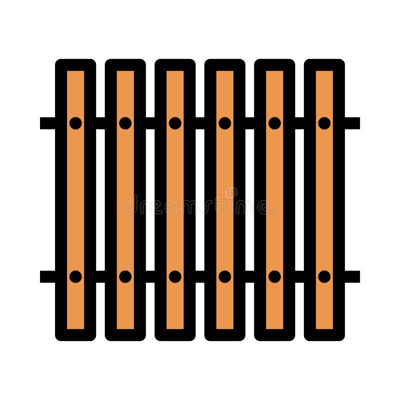 Icon of Construction Fence in Ui Colors Stock Vector - Illustration of ... Icon of Construction Fence in Ui Colors Stock Vector - Illustration of ...