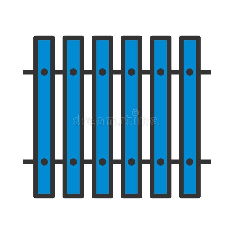 Icon of Construction Fence in Ui Colors Stock Vector - Illustration of ... Icon of Construction Fence in Ui Colors Stock Vector - Illustration of ...