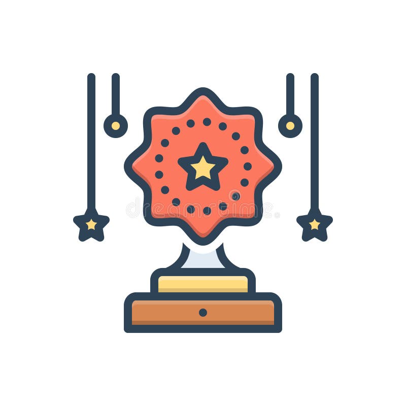 Color Illustration Icon for Contest, Competition and Challenge Stock ...