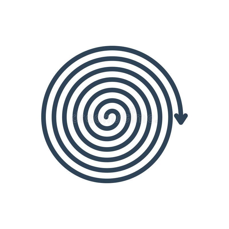 Color Illustration Icon for Continued, Sustained and Unremitting Stock ...