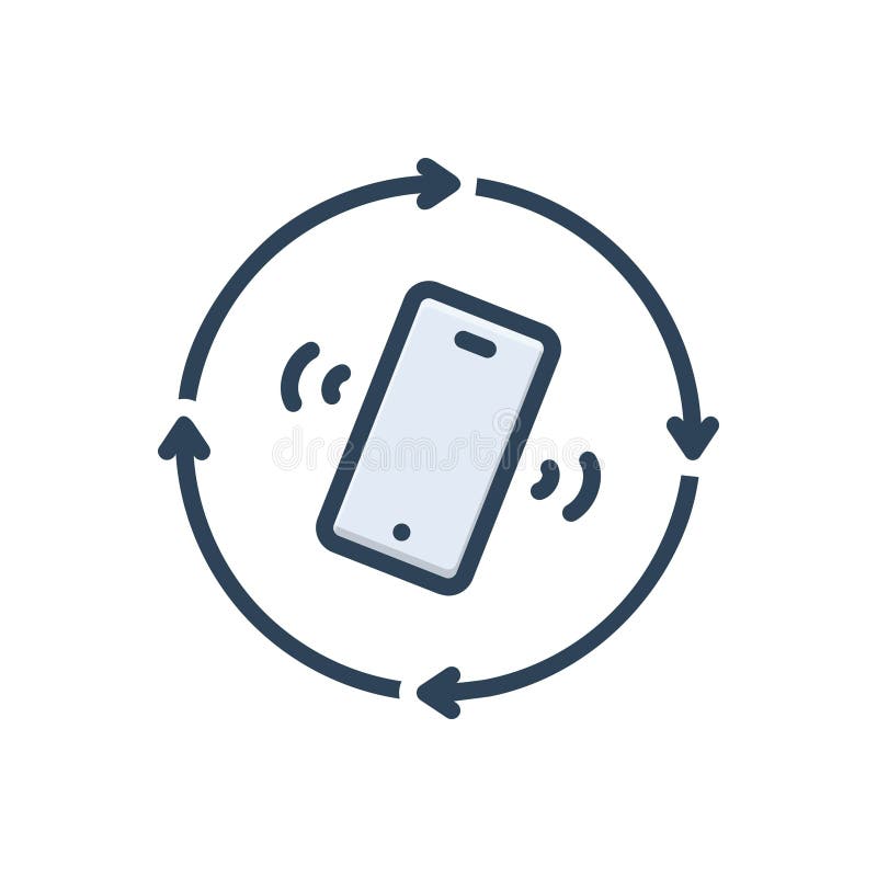 Color Illustration Icon for Continuously, Consecutive and Incessant ...