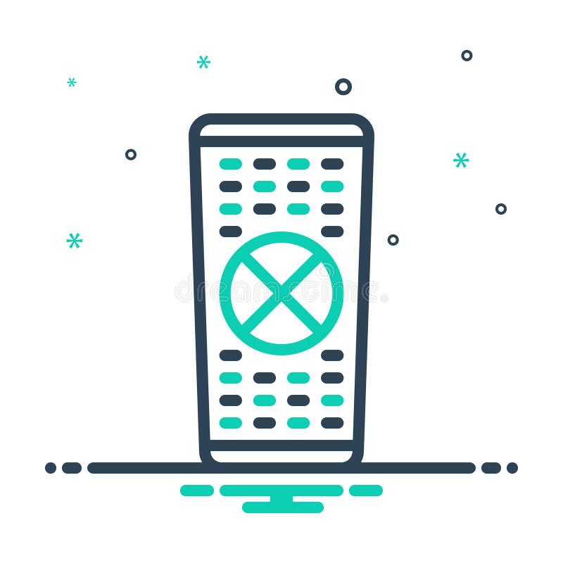 Mix Icon for Control, Command and Mointoring Stock Vector ...