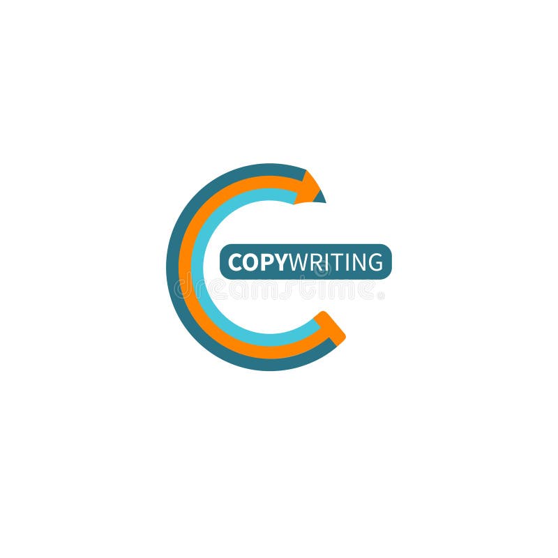 Logo of copywriting stock vector. Illustration of project - 81367663