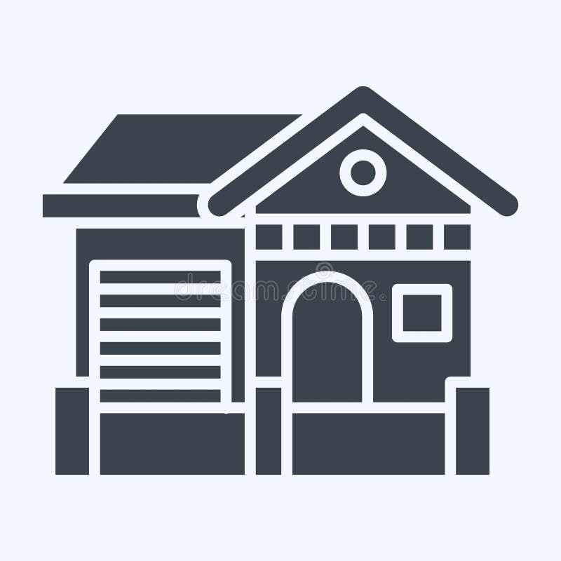 Icon Cottage. Related To Accommodations Symbol. Glyph Style. Simple ...