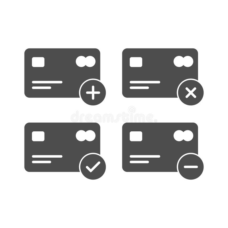 Bank Statement Credit Card Icon Stock Illustrations – 328 Bank ...