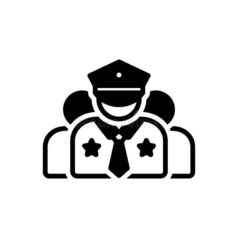 Black Solid Icon for Crew, Crops and Team Stock Vector - Illustration ...