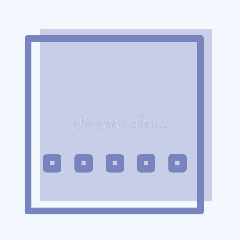 Icon Crop Original - Two Tone Style - Simple Illustration,Editable ...