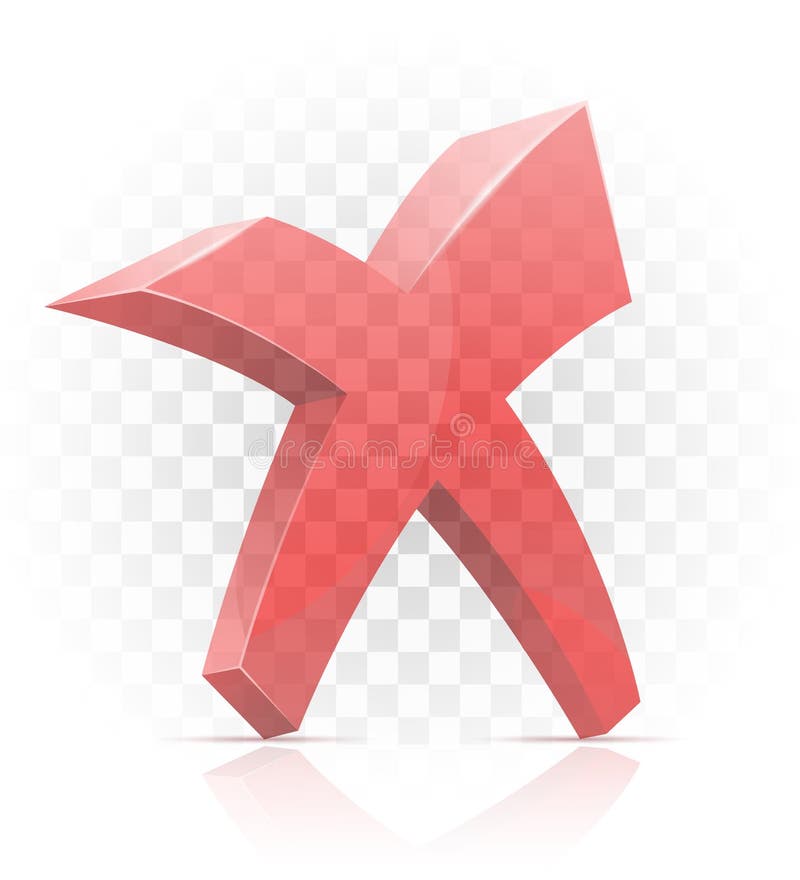 Icon Cross No Mark Sign Graphic Elements for Design Vector Illustration ...