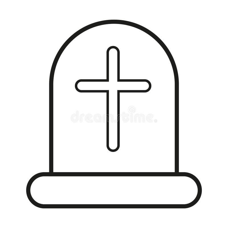 Icon of the cross tomb stock illustration. Illustration of gospel ...