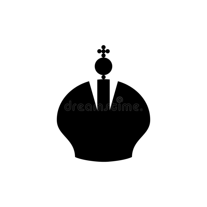 Icon Crown. Simple Black Icon Stock Vector - Illustration of isolated ...