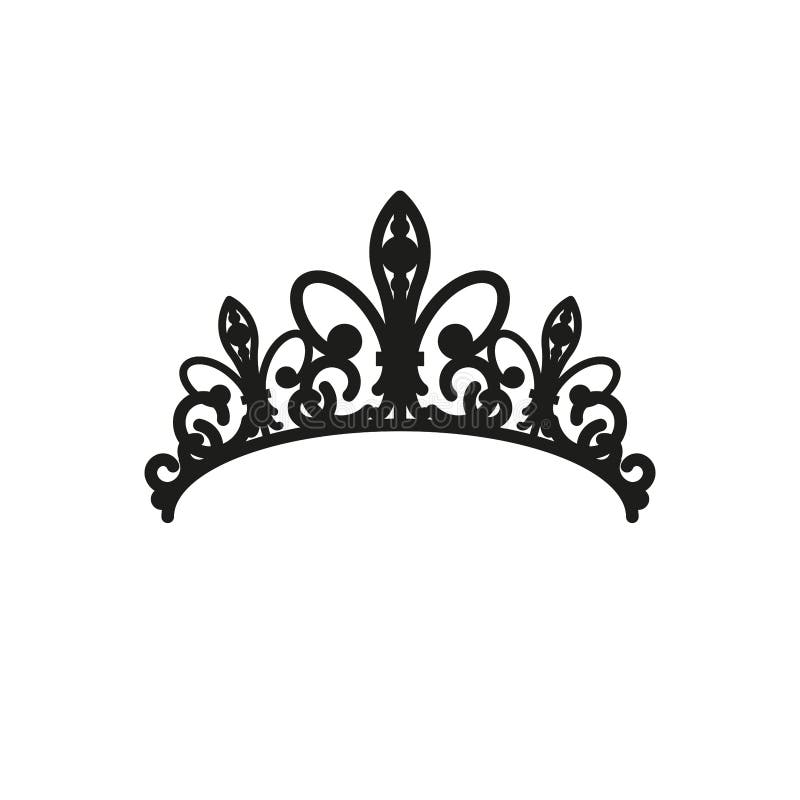 The Icon of the Crown. Simple Vector Illustration on a White Background ...