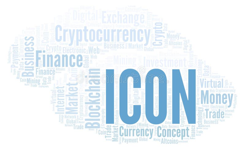 Icon Cryptocurrency Coin Word Cloud. Stock Illustration - Illustration ...