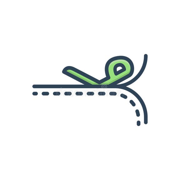 Color Illustration Icon for Cut, Sharp and Separation Stock ...