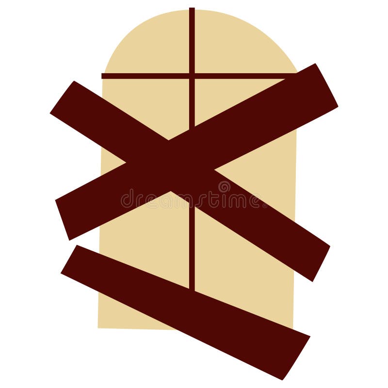Boarded Up Window Stock Illustrations 153 Boarded Up Window Stock