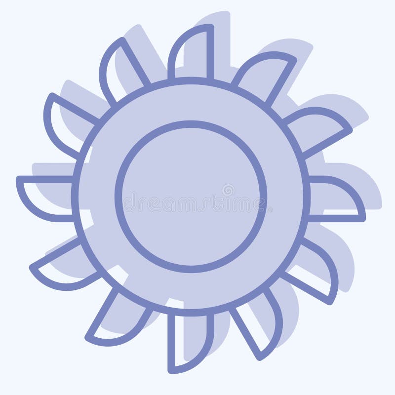 Icon Cutter. Related To Mining Symbol. Two Tone Style. Simple Design ...