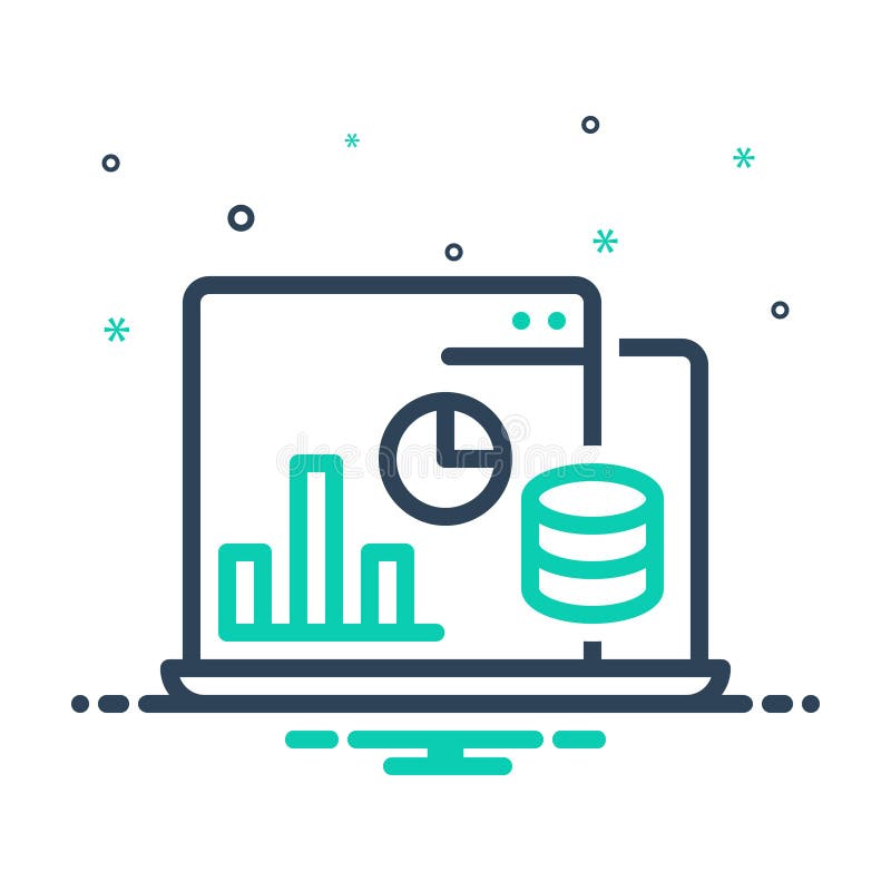 Diagram of Database Administration Stock Illustration - Illustration of ...