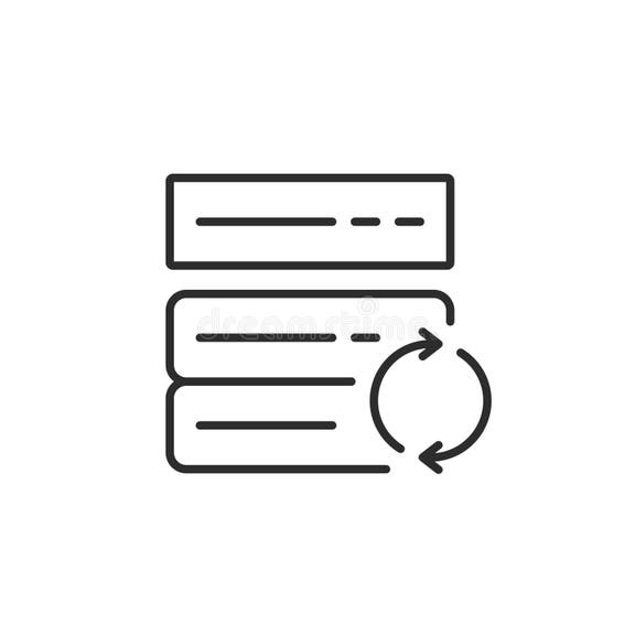 Icon for Data Management and Safety, Symbolizing Efficiency and Key ...