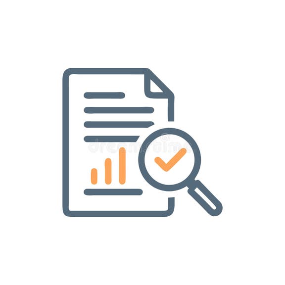 Icon of Data Quality Check for Compliance Stock Image - Illustration of ...