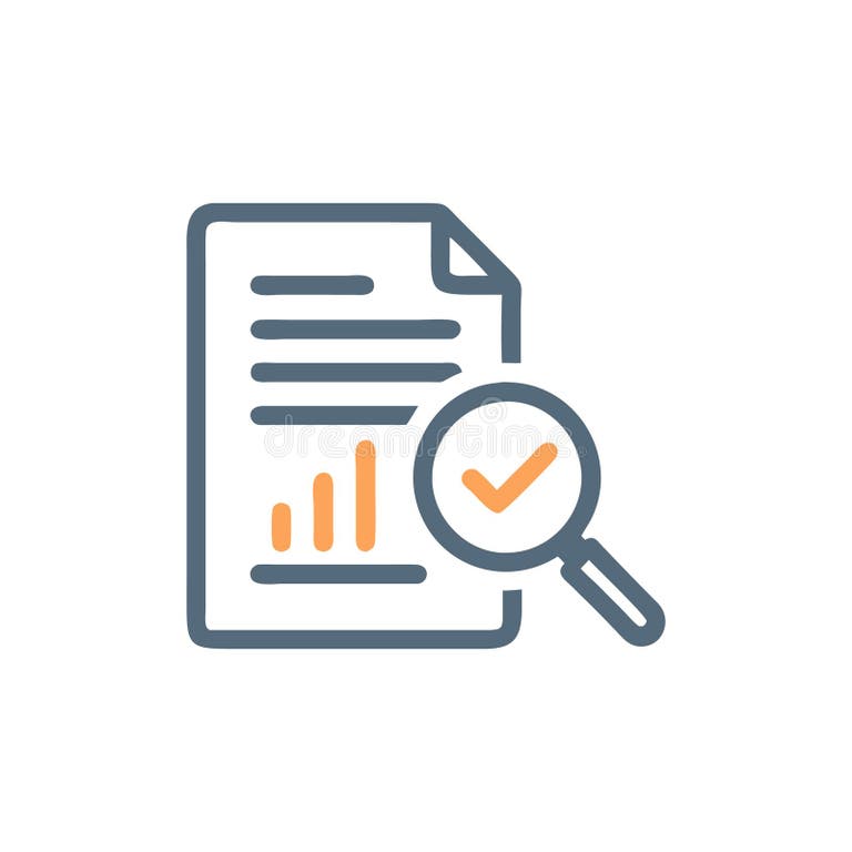 Icon of Data Quality Check for Compliance Stock Image - Illustration of ...