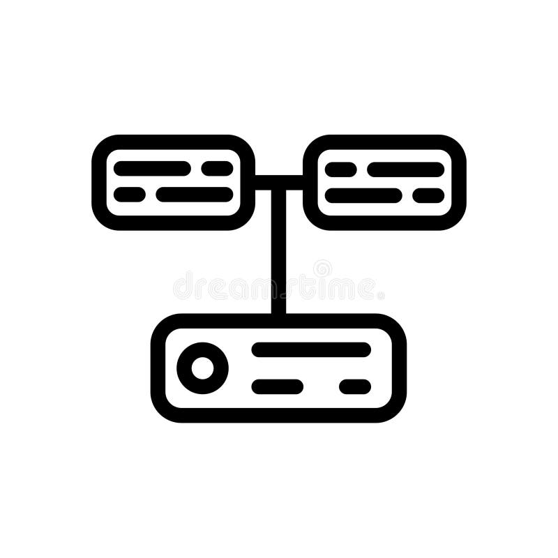 Icon database system stock vector. Illustration of database - 344017962