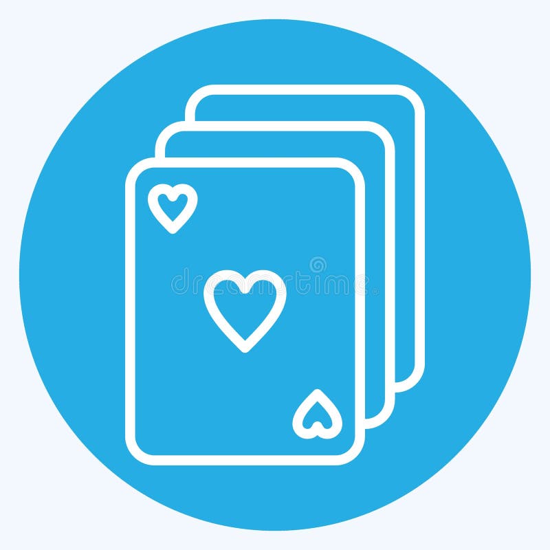 Icon Deck. Related To Magic Symbol. Blue Eyes Style. Simple Design ...