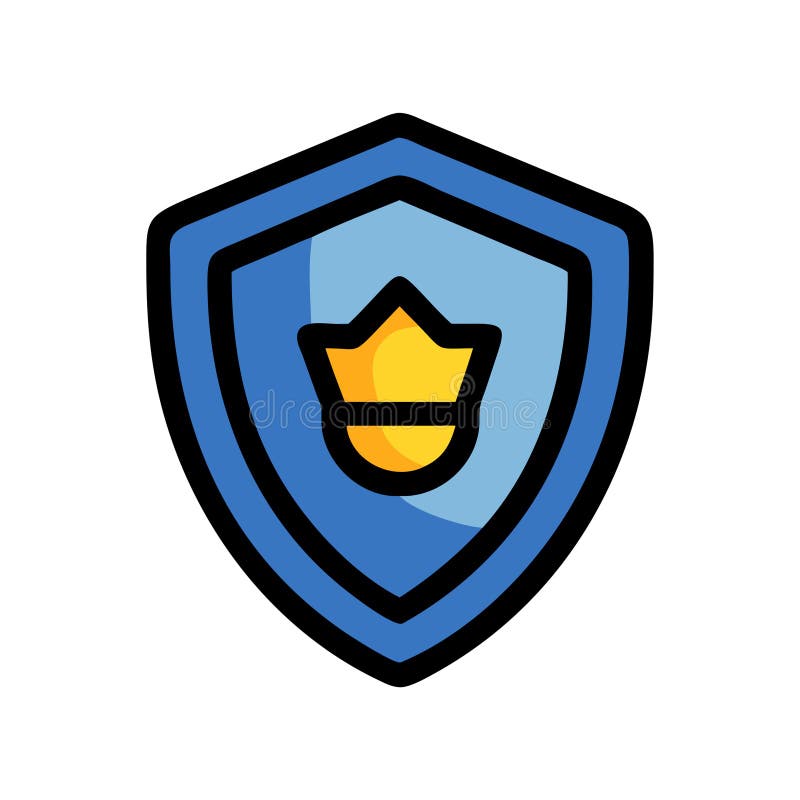 Icon of Defender S Emblem for Gaming Identity Stock Illustration ...