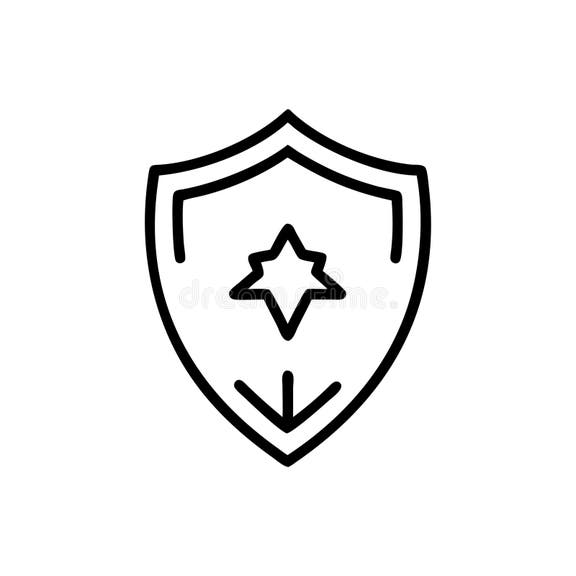Icon of Defender S Emblem for Gaming Identity Stock Vector ...