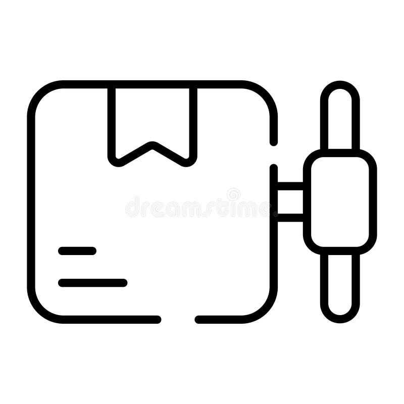 An Icon of Delivery Package in Modern and Trendy Style Stock Vector ...