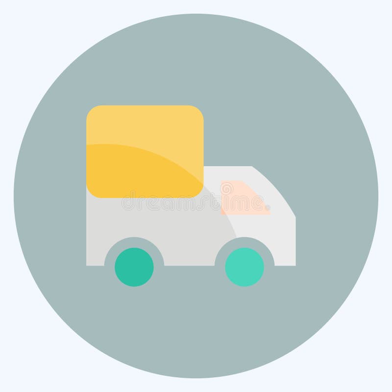 Icon Delivery. Suitable for Business Symbol. Flat Style. Simple Design ...