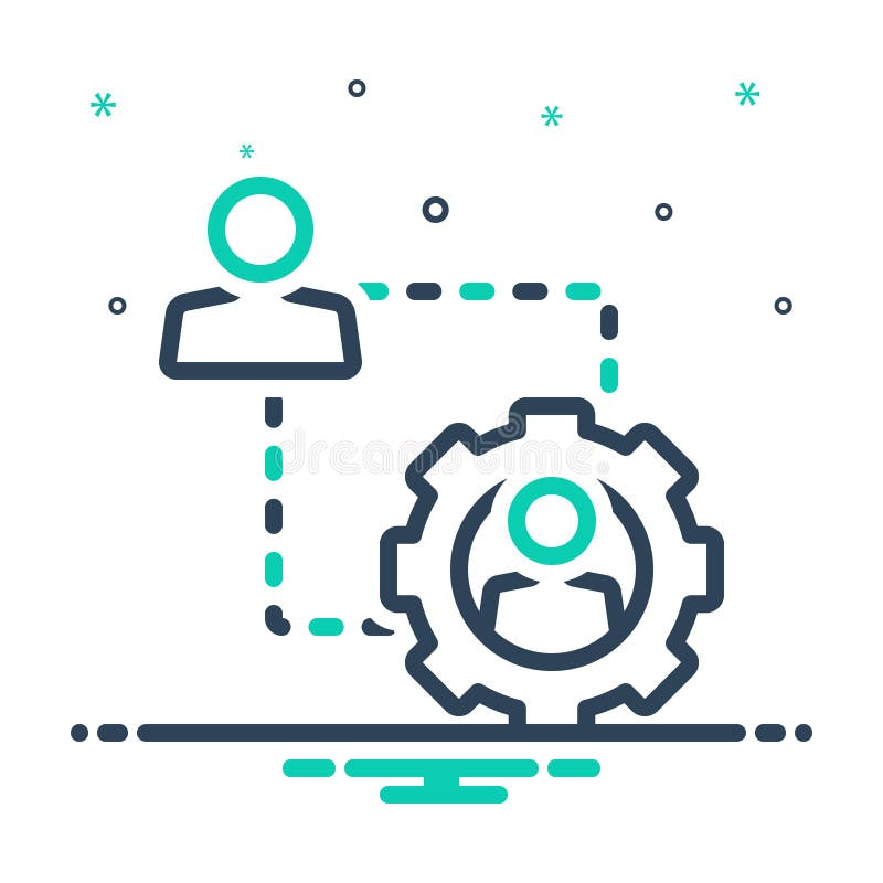 Mix Icon for Demonstrate, Demo and Testimony Stock Illustration ...