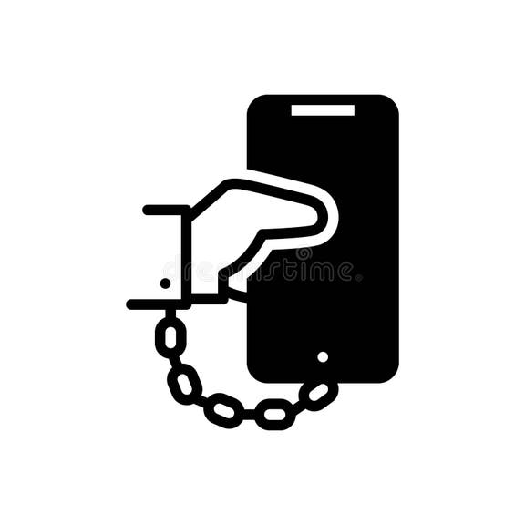 Black Solid Icon for Dependent, Dependanat and Defenseless Stock Vector ...