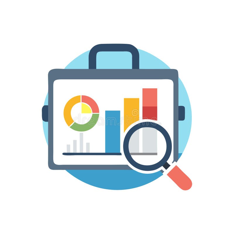 Comprehensive Business Case Analysis Icon Stock Vector - Illustration ...