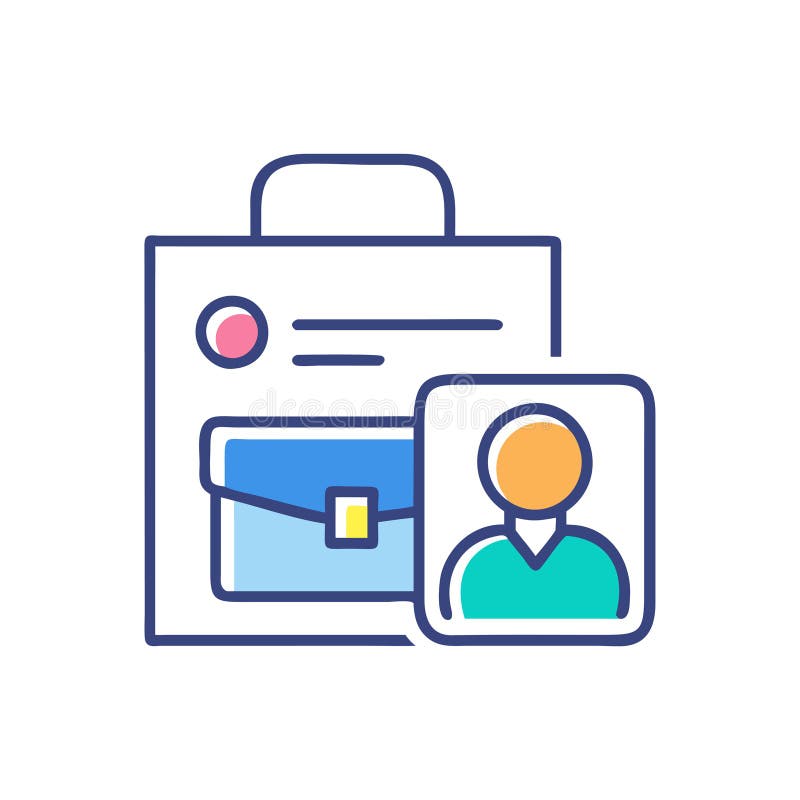 Dynamic Client Portfolio Icon Stock Vector - Illustration of dynamic ...