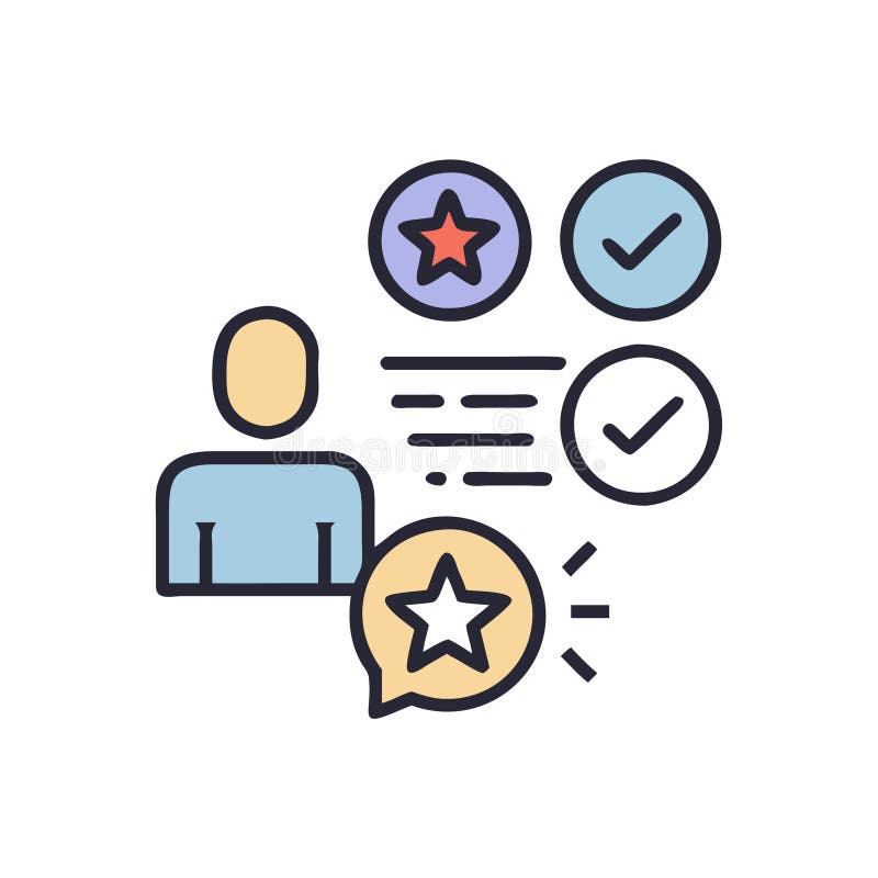 Dynamic Customer Experience Assessment Icon Stock Vector - Illustration ...