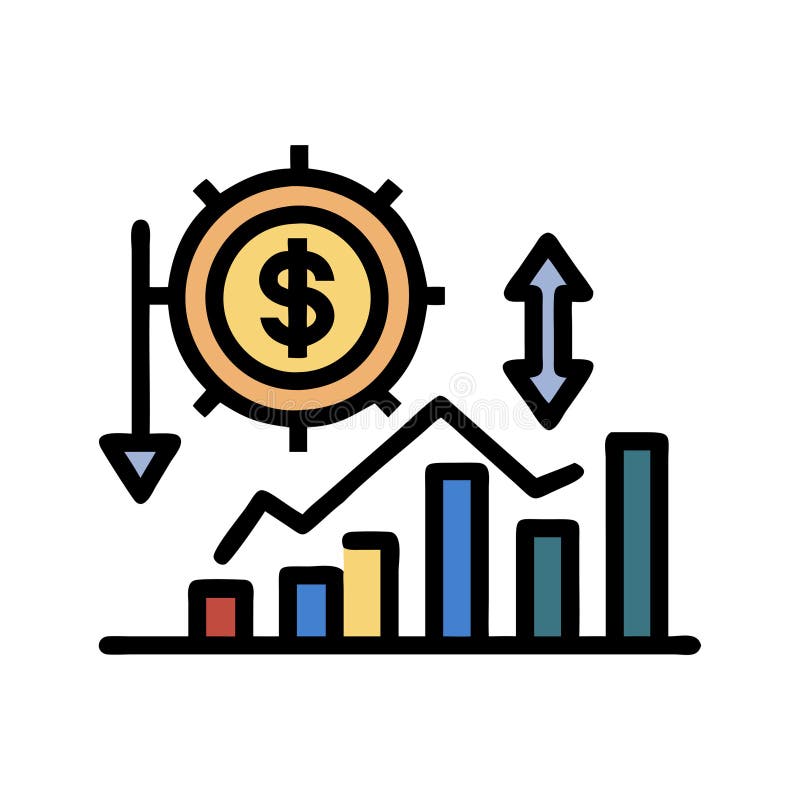 Dynamic Economic Forecast Icon Stock Vector - Illustration of concept ...