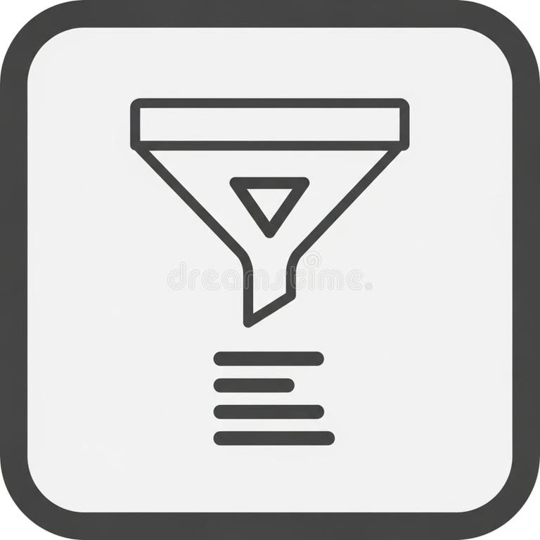 Funnel Interface Icon Stock Illustrations – 1,634 Funnel Interface Icon ...