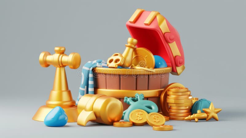 Icon Depicting Money in 3D. a Realistic Modern Image Stock Photo ...