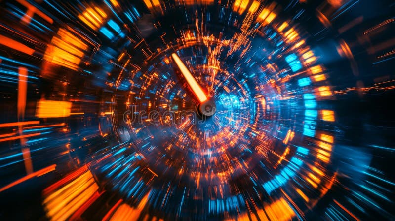 An Icon Depicting a Quick, Fast, Speed Time Icon, Representing a ...