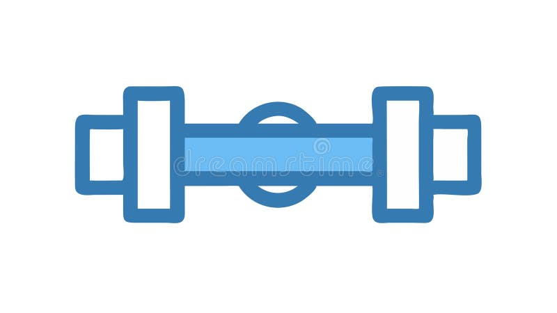 Pipe Section Plumbing Joint Icon , Vector Design Generative AI Stock ...