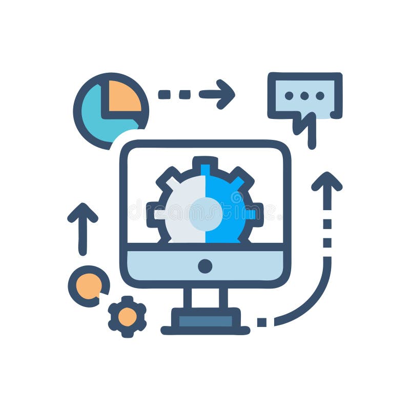 Icon Design for Digital Transformation Strategies Stock Vector ...