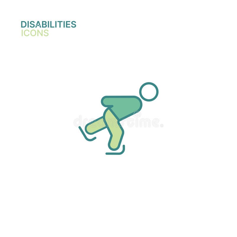 Icon Design for Disabilities Stock Vector - Illustration of conditions ...