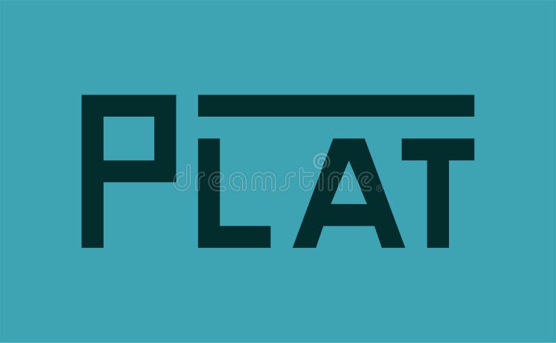 Icon Design Element with Business Card Template. Plat Logo Design Stock ...