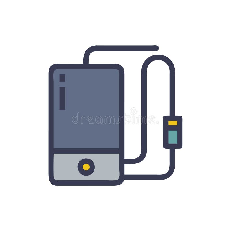 External Hard Drive Icon Design Stock Illustration - Illustration of ...
