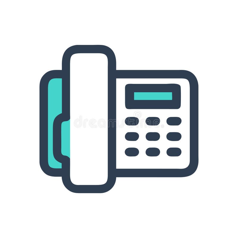 Icon for Fax Symbols stock vector. Illustration of service - 353376807