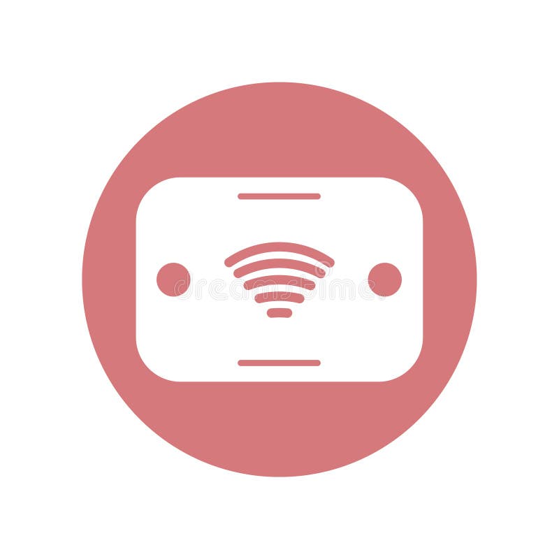 Icon Design of Pocket Wifi for Travelling Around the World. Vector ...